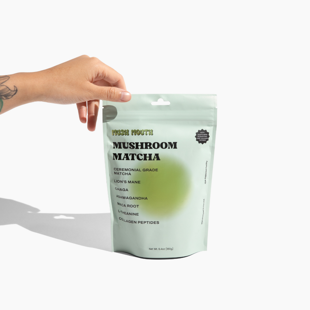 Best Mushroom Matcha—Chaga & Lion's Mane Blend | Mush Mouth